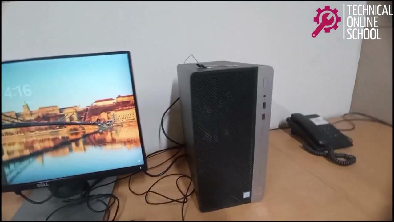 Computer Cable Connection & Setup in Bangla | Connect keyboard, mouse, monitor | Computer ON ...