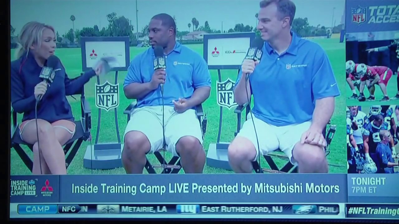 Legs of NFL Network Colleen Wolfe in Shorts! - YouTube