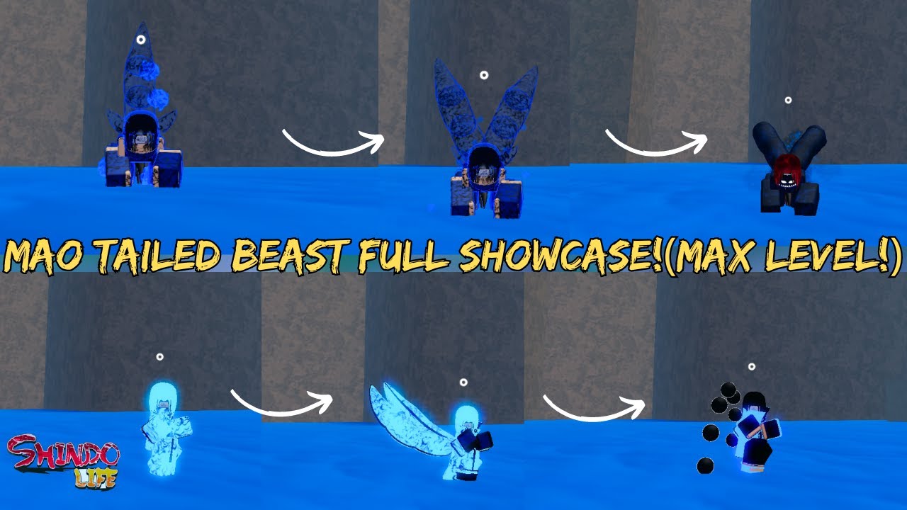 **THE BEST** Mao Tailed Beast (GEN 1) Full SHOWCASE! *MAX* Level ...