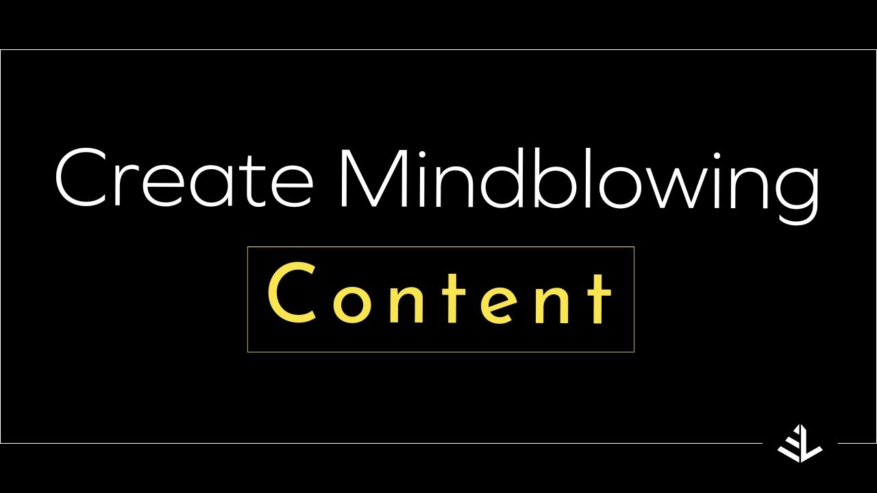 Disrupt the ordinary…create content without limits! - YouTube