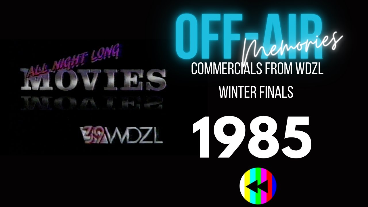 WDZL 1985 Commercials | Off-Air Sunday Night Memories - YouTube