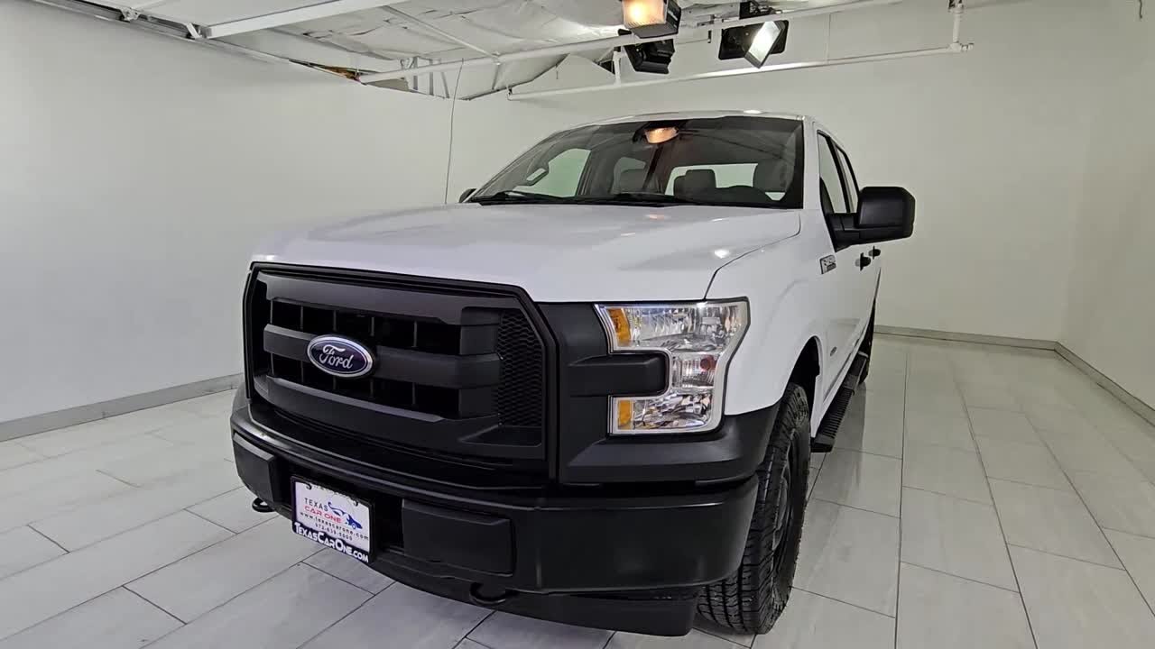 2017 Ford F-150 XL SUPERCREW 4WD AUTOMATIC VINYL SEATS CRUISE CONT TX ...