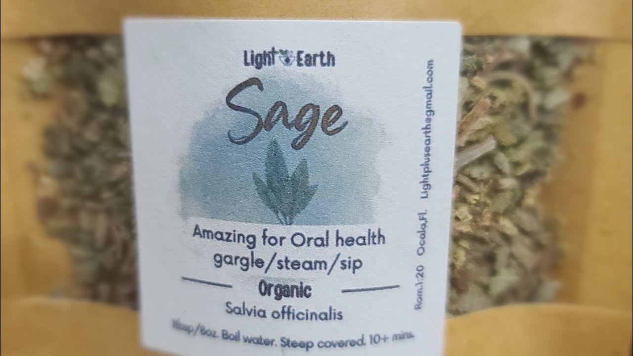 Sage & Salt Throat Gargle/Mouth Rinse - YouTube