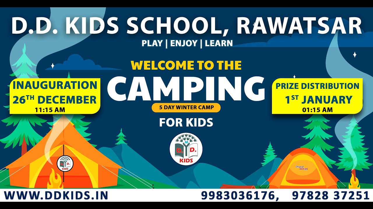 5 DAYS WINTER CAMP IN DD KIDS SCHOOL - YouTube