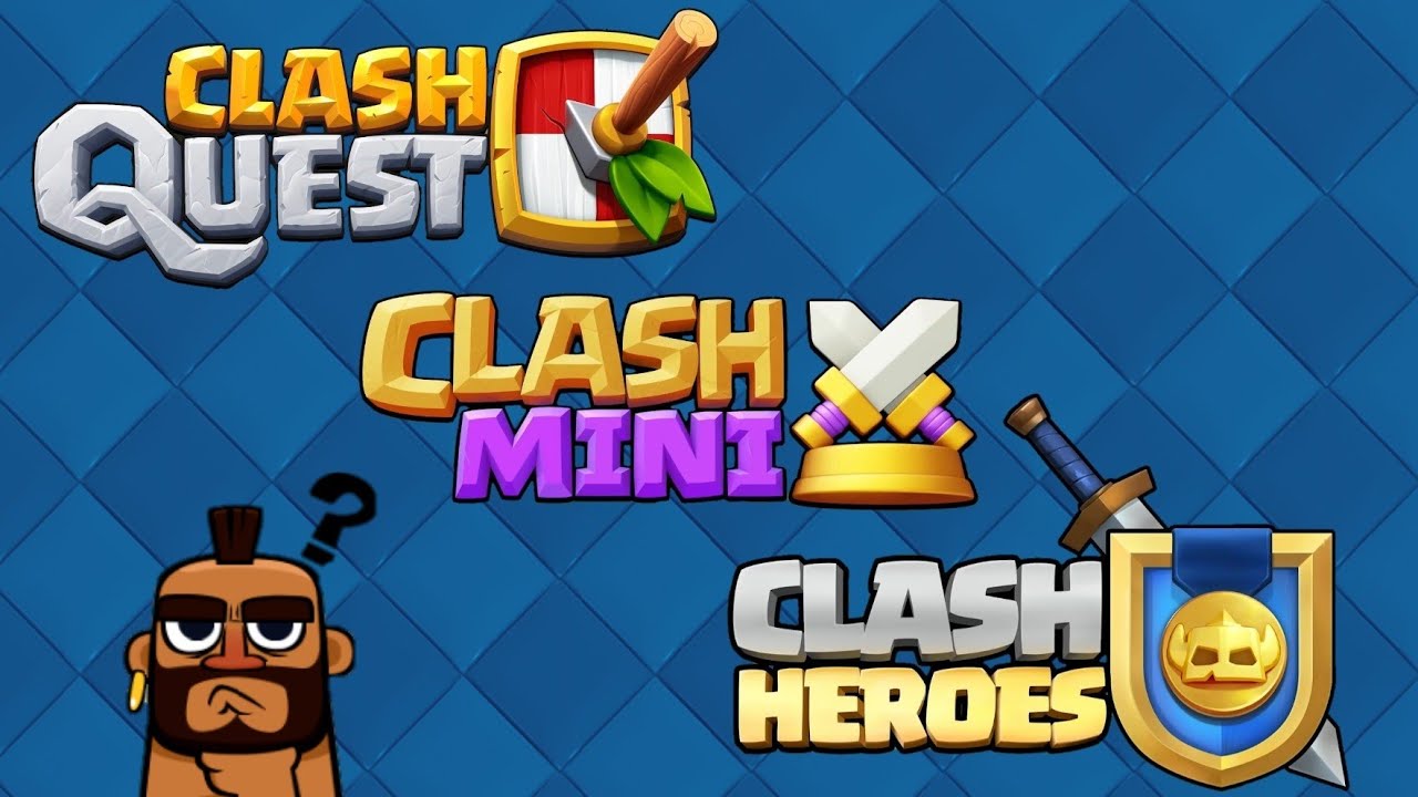 3 new clash games! (Clash Quest, Clash Mini & Clash Heroes) / "Gray ...