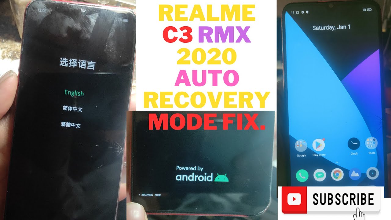 REALME C3 rmx 2020 AUTO RECOVERY MODE FIX REALME C3 FLASHING UMT - YouTube