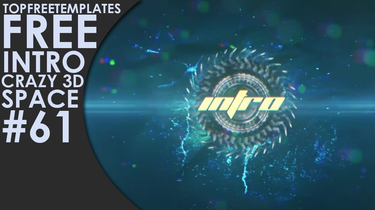 FREE Intro Template: Crazy 3D Space #61 - YouTube