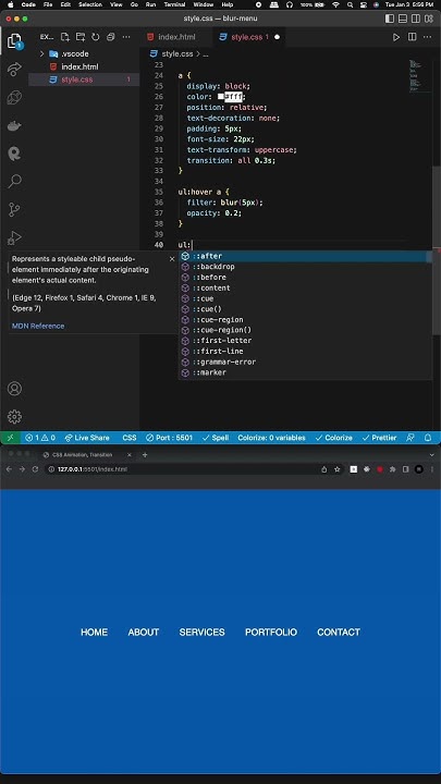 Discover the Magic of the CSS Blur Filter ( Speed Coding ) - YouTube