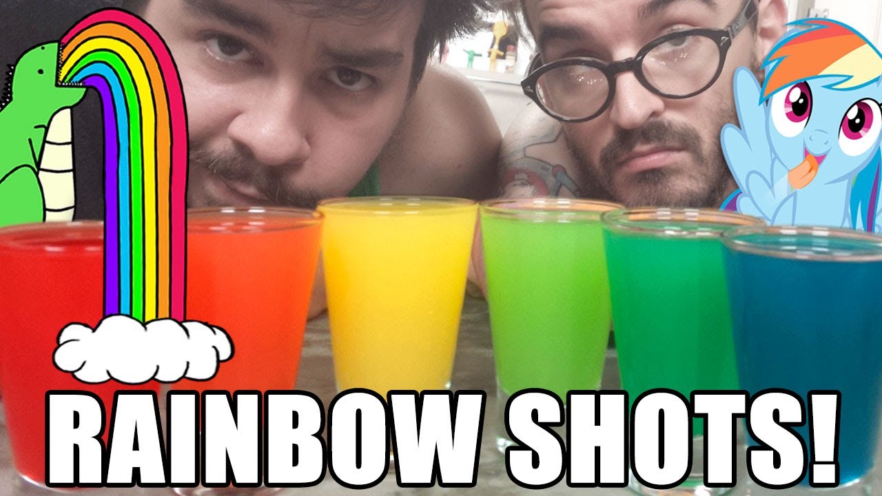 Rainbow Shots, o Drink do Arco-Íris! - YouTube