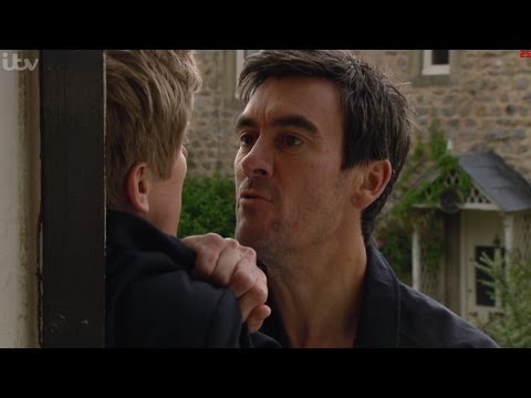 Emmerdale - Cain Punches Robert In The Stomach