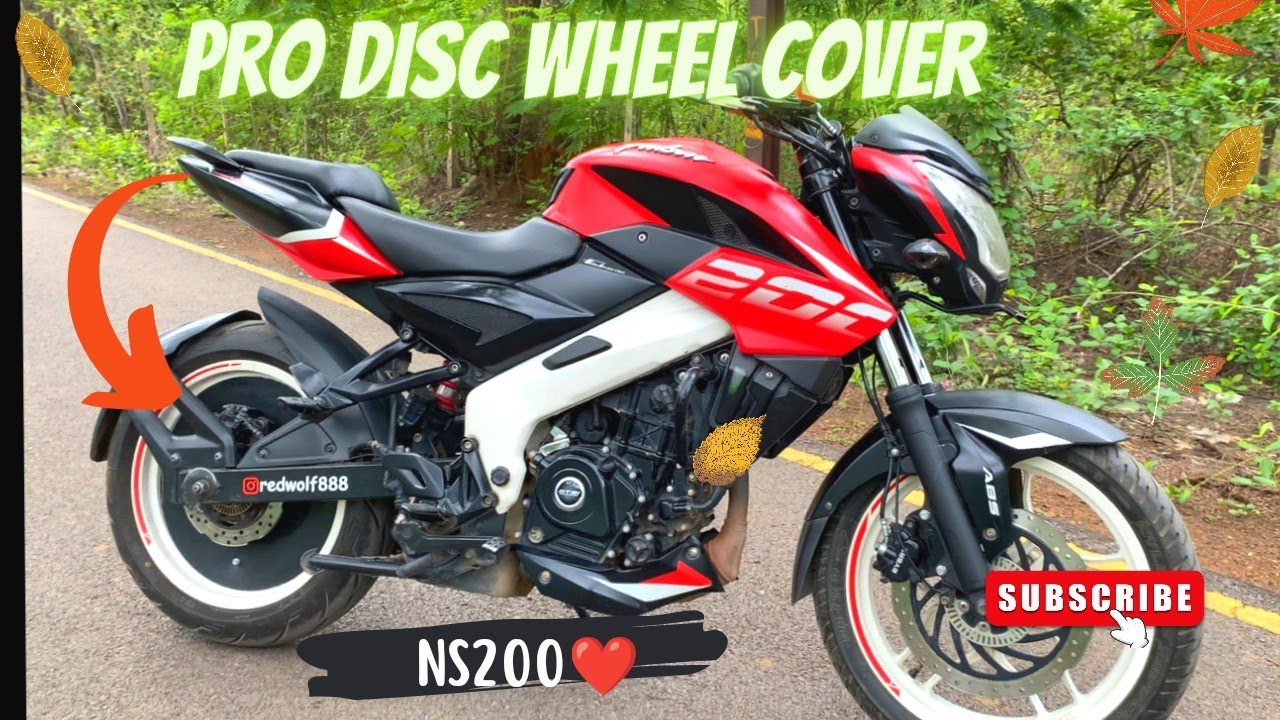 Ns200 wheel cover ️😍|| pro disc🔥||raipur - YouTube