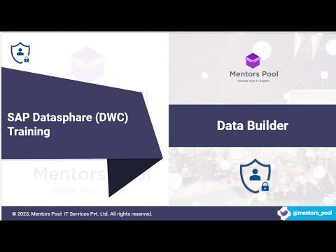 SAP Datasphare Training | SAP DWC Training | SAP Data Warehouse Cloud ...