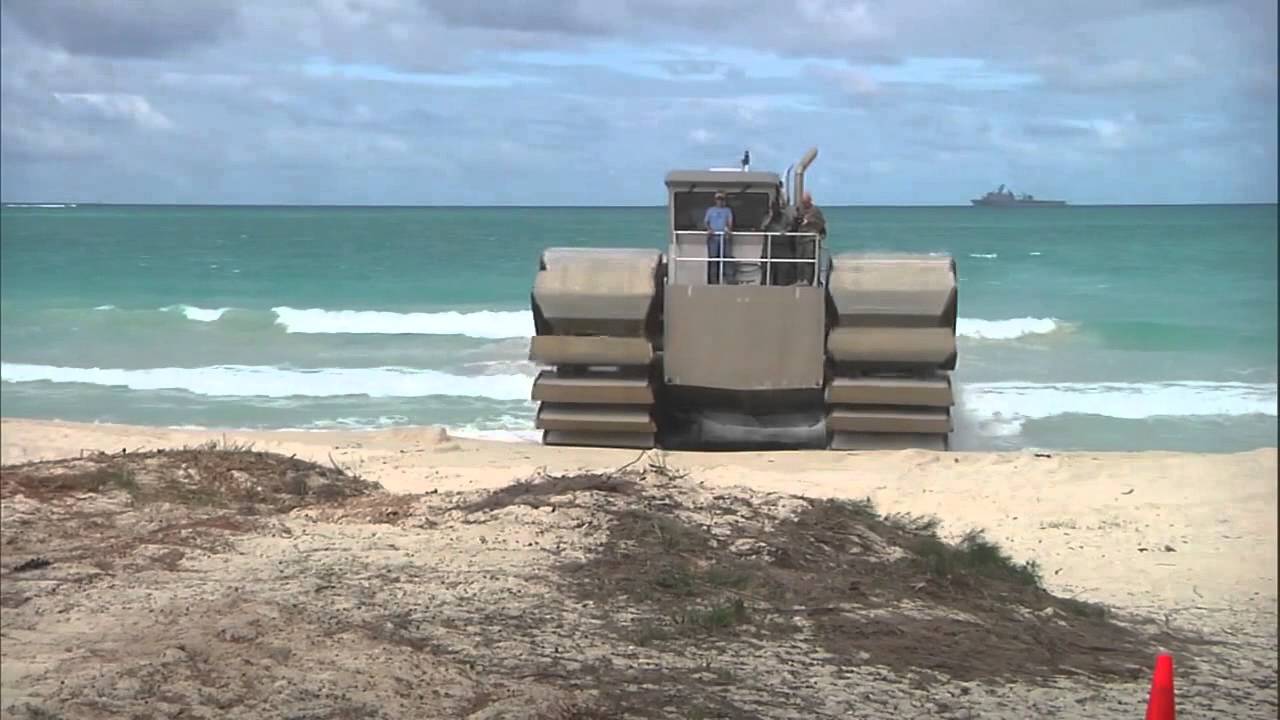 UHAC - amphibious logistics transporter - YouTube