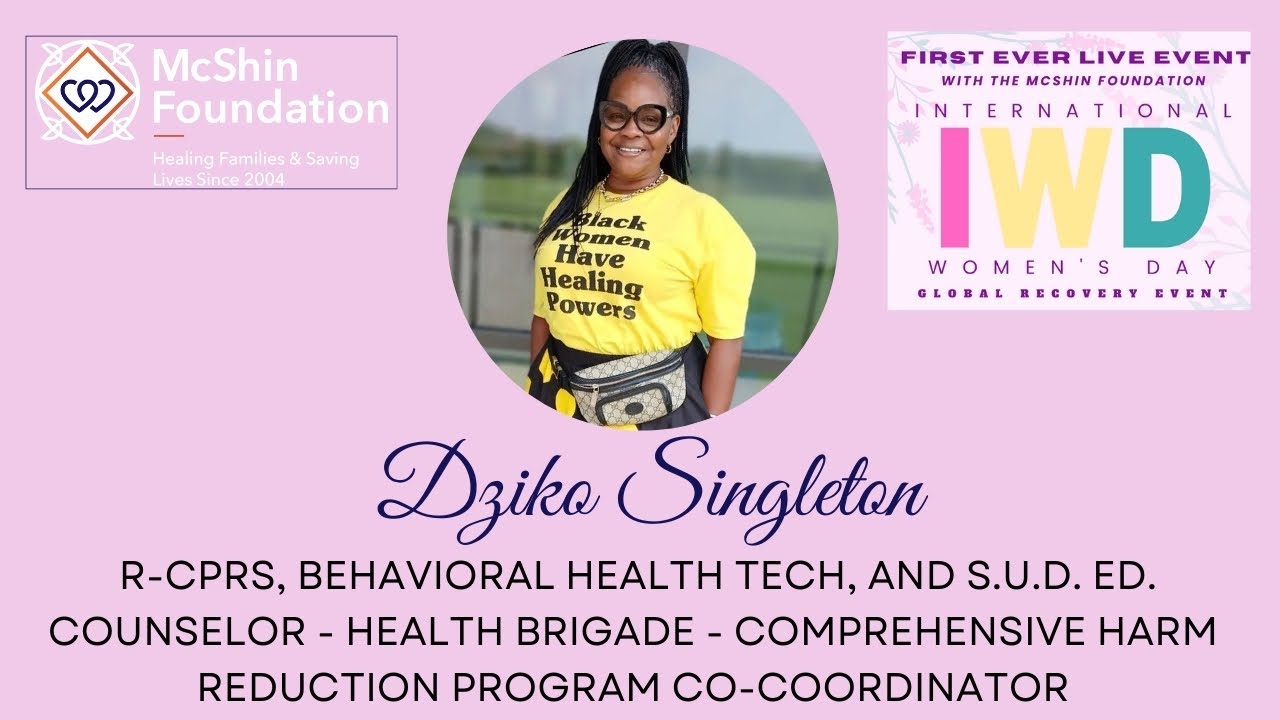 Dziko Singleton speaks at International Women's Day Live at The McShin ...
