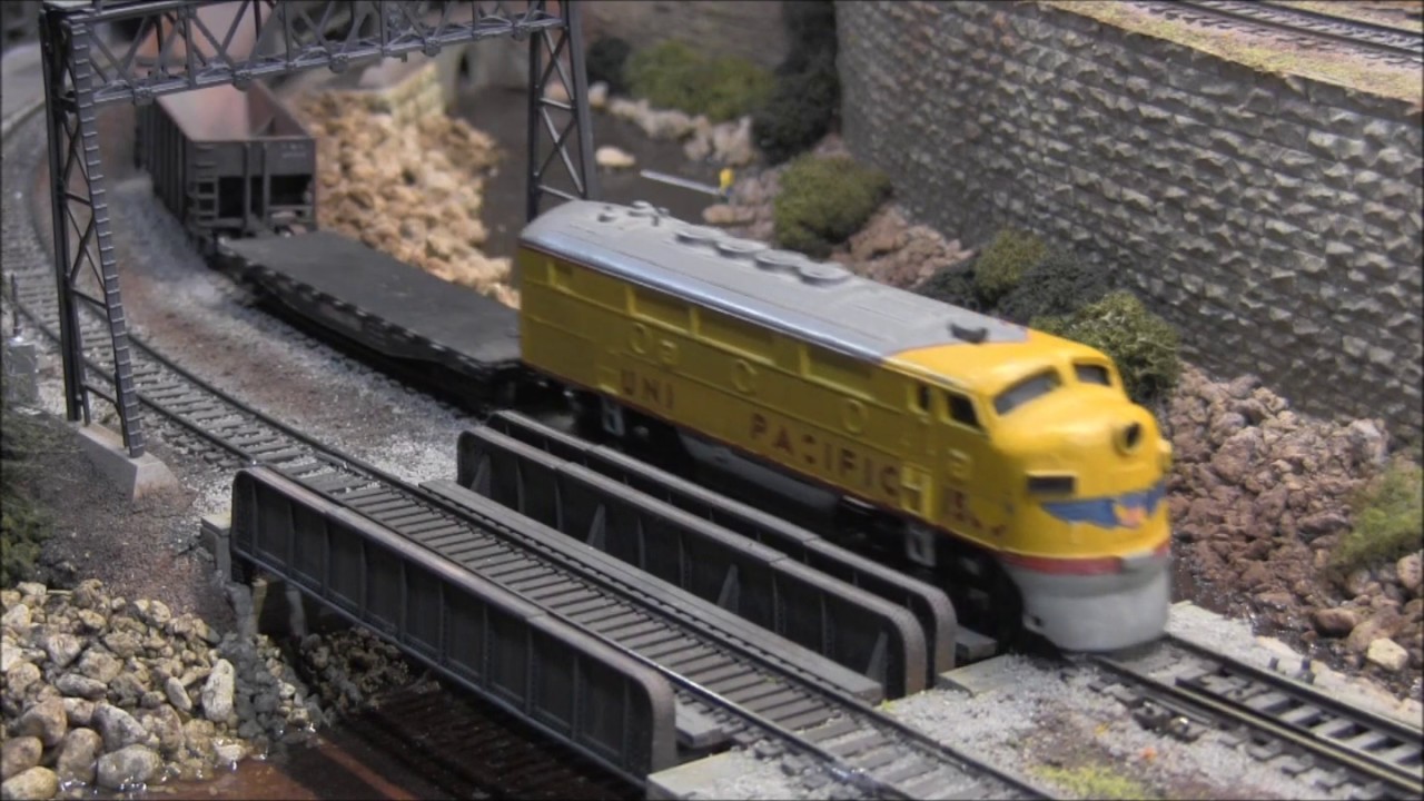 Mechanically Restored HO Scale Varney F3 Pulls a Train - YouTube
