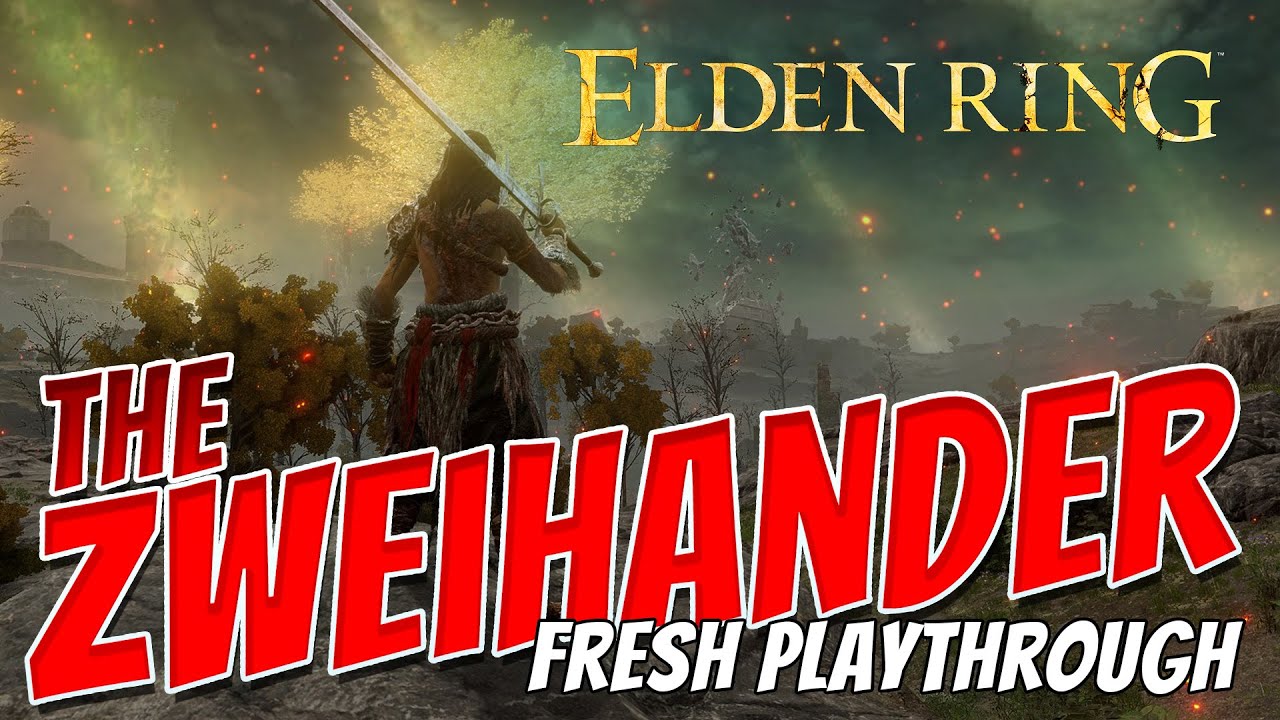 Elden Ring | The Zweihander | Fresh Playthrough | 02 | Dragonic Tree ...