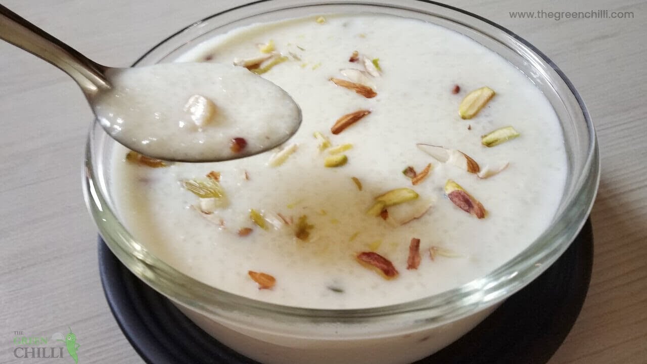Navratri special falahari healthy kheer | नवरात्री व्रत के लिए खास ...