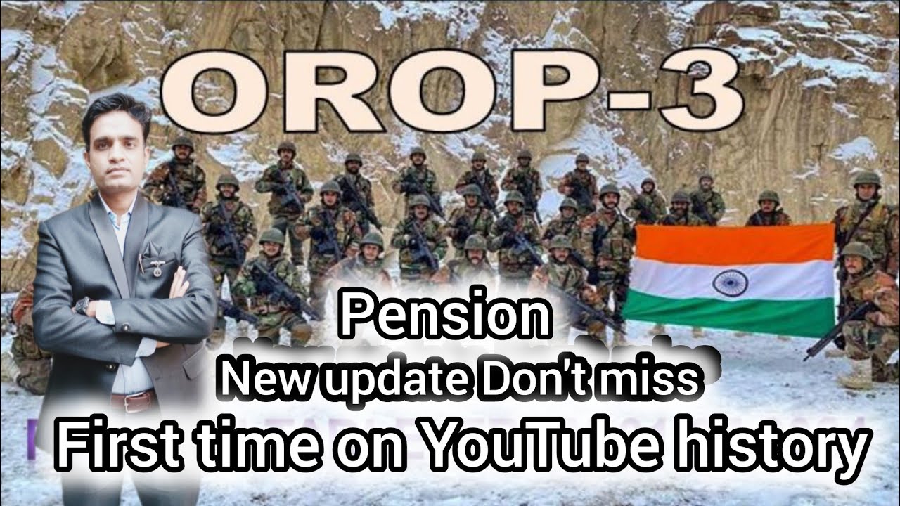OROP-3 Pension Table Effective from 01.07.2024 Applicable for Sep to ...