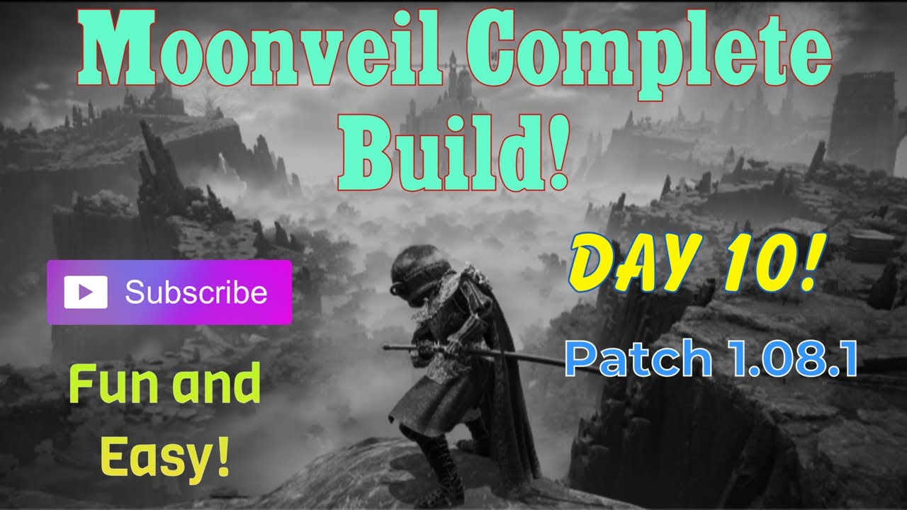 Moonveil Complete Build at 150! 🧙‍♀️ (Elden Ring Patch 1.08.1) - YouTube