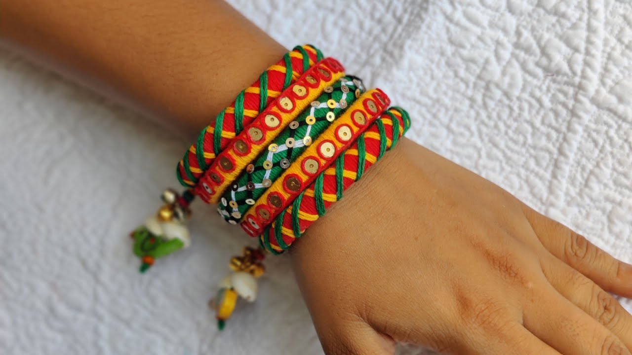 How to design bangles set according to your outfit | Handmade bangles ...