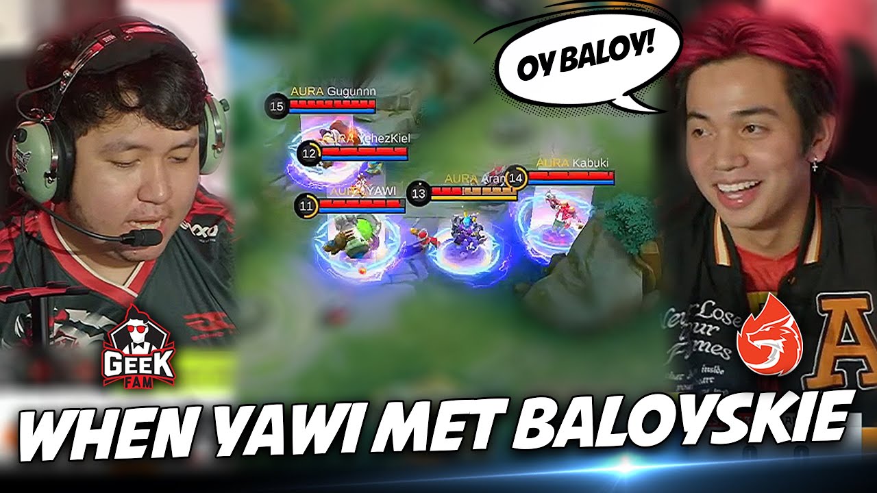RED HAIR YAWI MET BALOYSKIE in MPL INDONESIA S13 . . . 😮 - YouTube