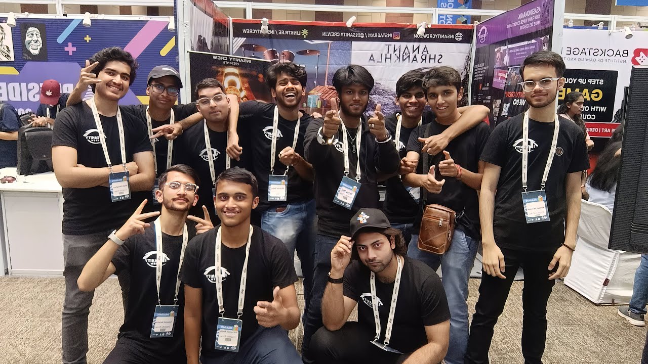 Insanity Crew Meetup 🔥 in Hyderabad - IGDC 2023 - YouTube