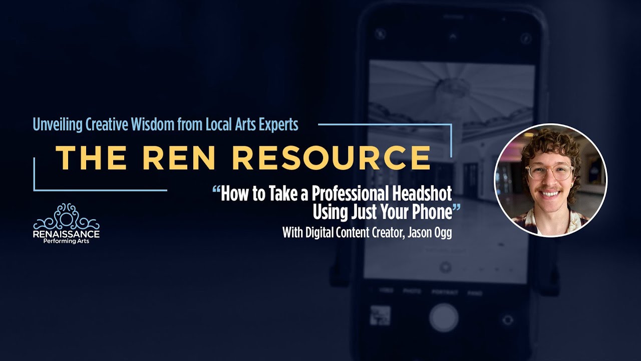 How to take a professional headshot using just your phone - YouTube