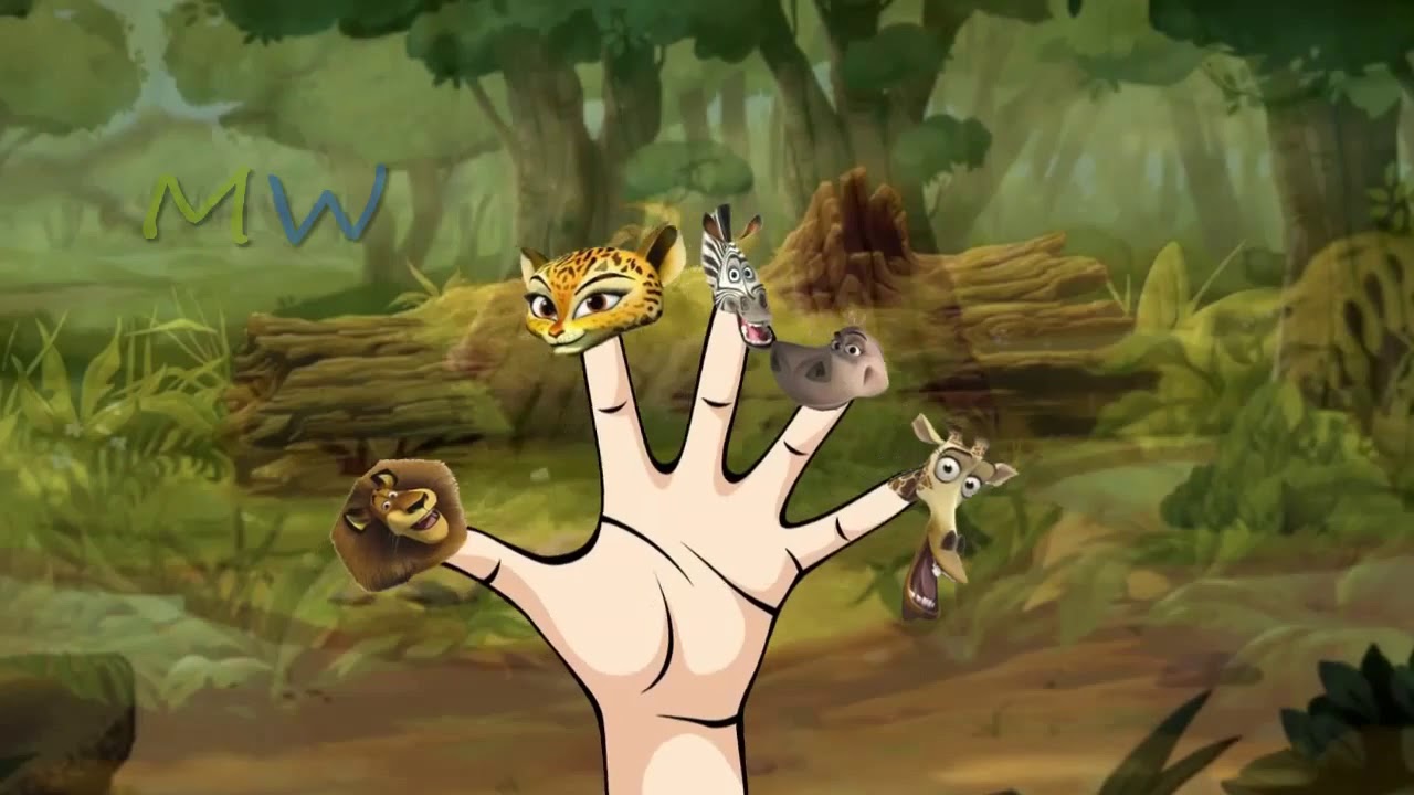 Madagascar Finger Family Songs | Daddy Madagascar Finger Family Nursery ...