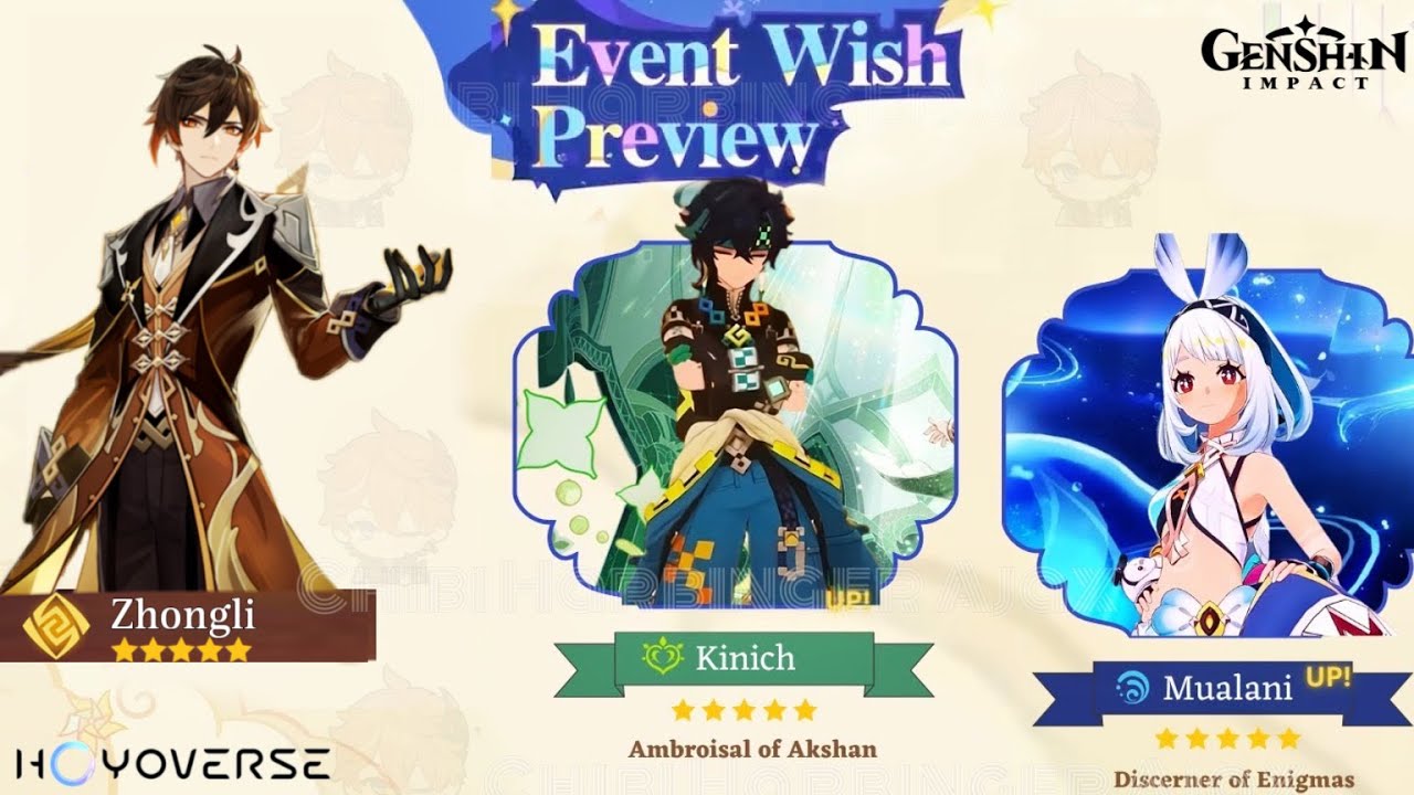 ⚠️MASSIVE LEAK!! NATLAN 5.0 BANNERS REVEALED (Zhongli Rerun) - Genshin ...