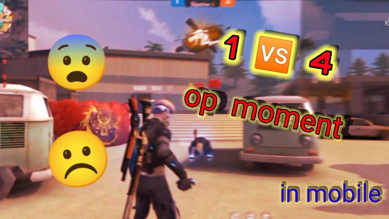 Best 1 vs 4 moment ।। mobile gameplay ।। free fire 🔥 - YouTube