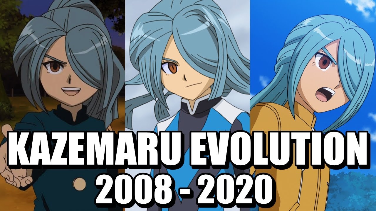 Inazuma Eleven - Kazemaru Evolution (2008-2020) - YouTube
