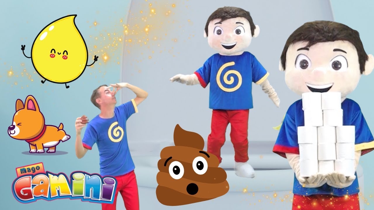 Canta pipí y popó con Mago Gamini ¡Está muy divertida! - YouTube