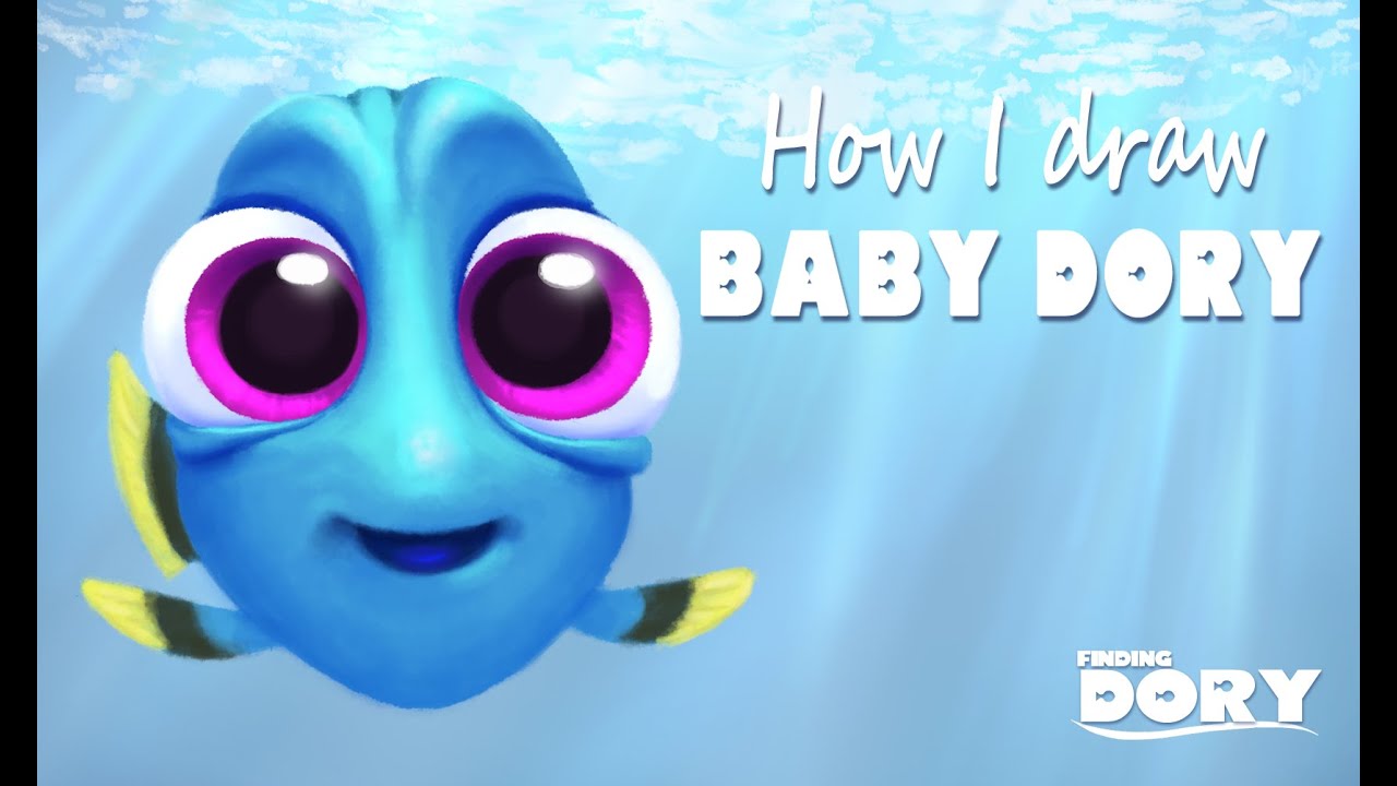 🐟 Finding Dory | How I draw Baby Dory | FairyWorld84 - YouTube