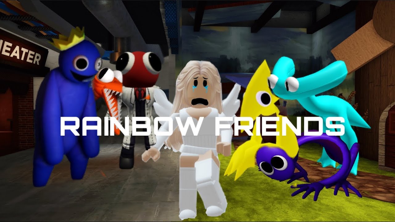 Playing RAINBOW FRIENDS with FRIENDS! - YouTube