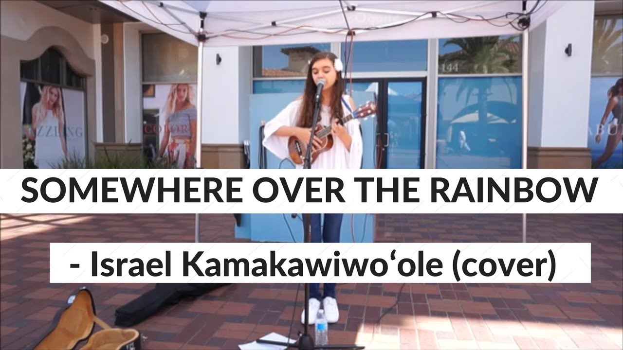 SOMEWHERE OVER THE RAINBOW - ISRAEL KAMAKAWIWOʻOLE (ukulele cover ...