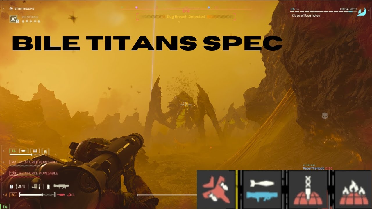 Helldivers 2 | Bile Titan Loadout | Terminids - YouTube