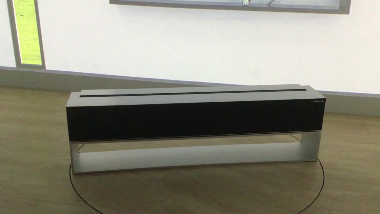 55-inch LG TV rolls out of storage box at CES 2019 - YouTube