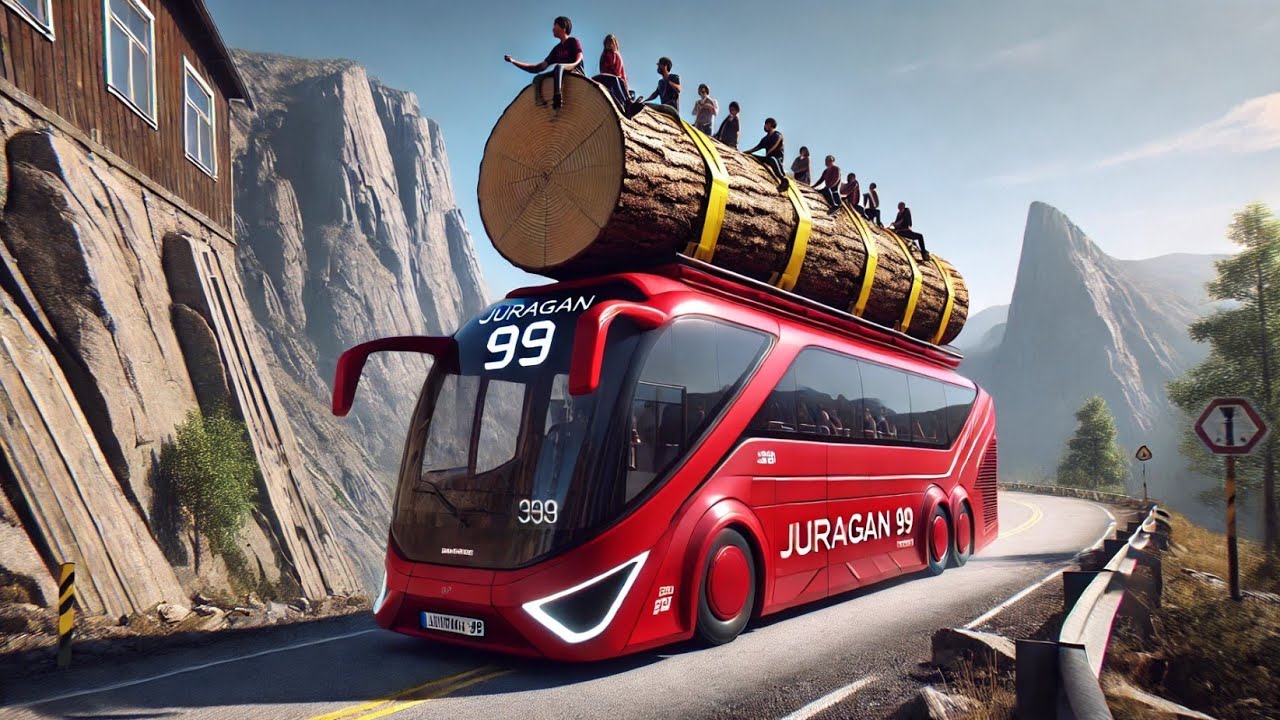 Highway Drama! Bus Collides with Blocking Vehicle! #eurotrucksimulator2 ...