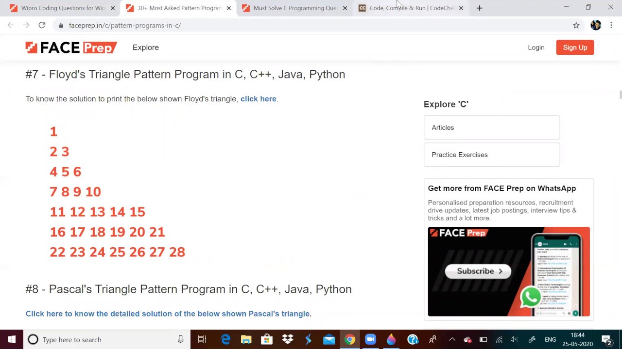 Wipro Coding Interview Questions Part 3 Youtube