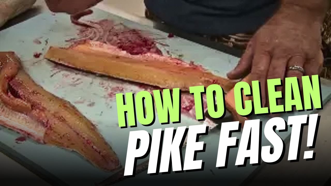 How to Clean Northern Pike FAST!!! - YouTube