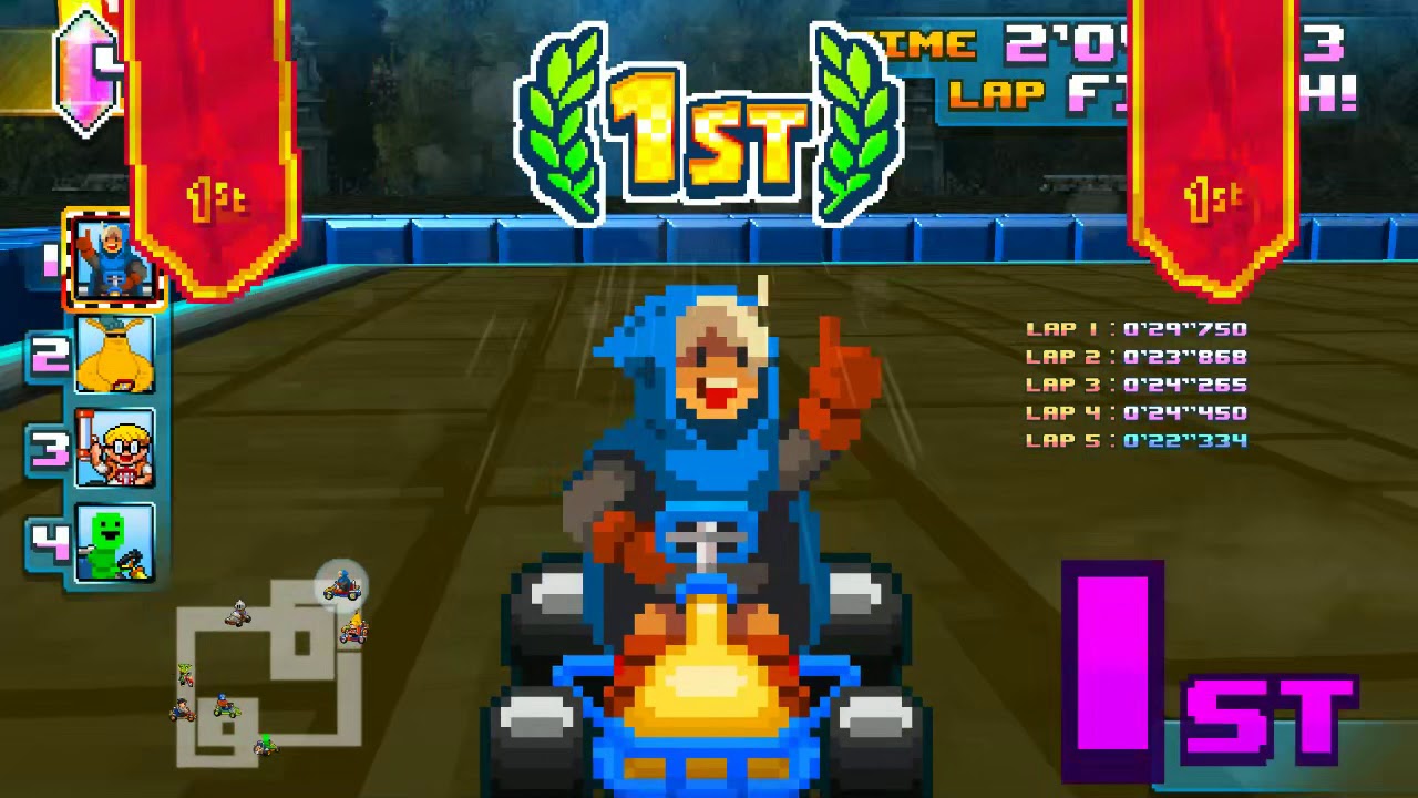 Super Indie Karts - Playthrough by: CR0NO - PART FOUR - Alien Factory ...