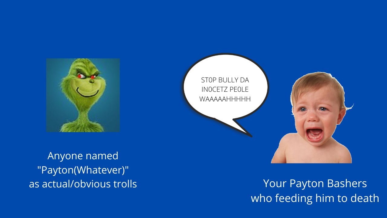 Life of Payton's Bashers Who Taking Actual Trolls Too Seriously - YouTube