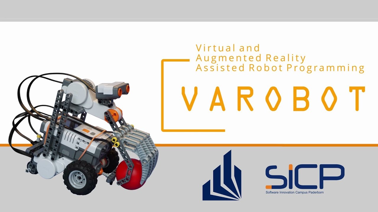 Project Group VARobot: Virtual and Augmented Reality Assisted Robot Programming - YouTube