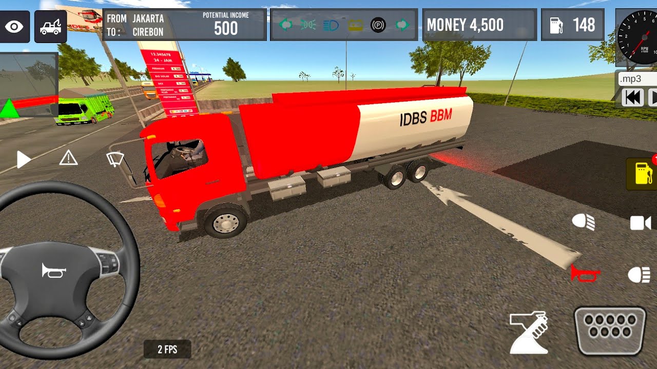 Tank Truck Simulator 3D Game - IDBS Truk Tangki - Android Gameplay ...
