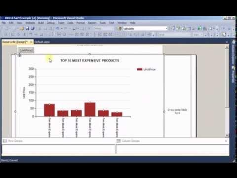 How to create simple bar chart on RDLC report in ASP.Net - YouTube