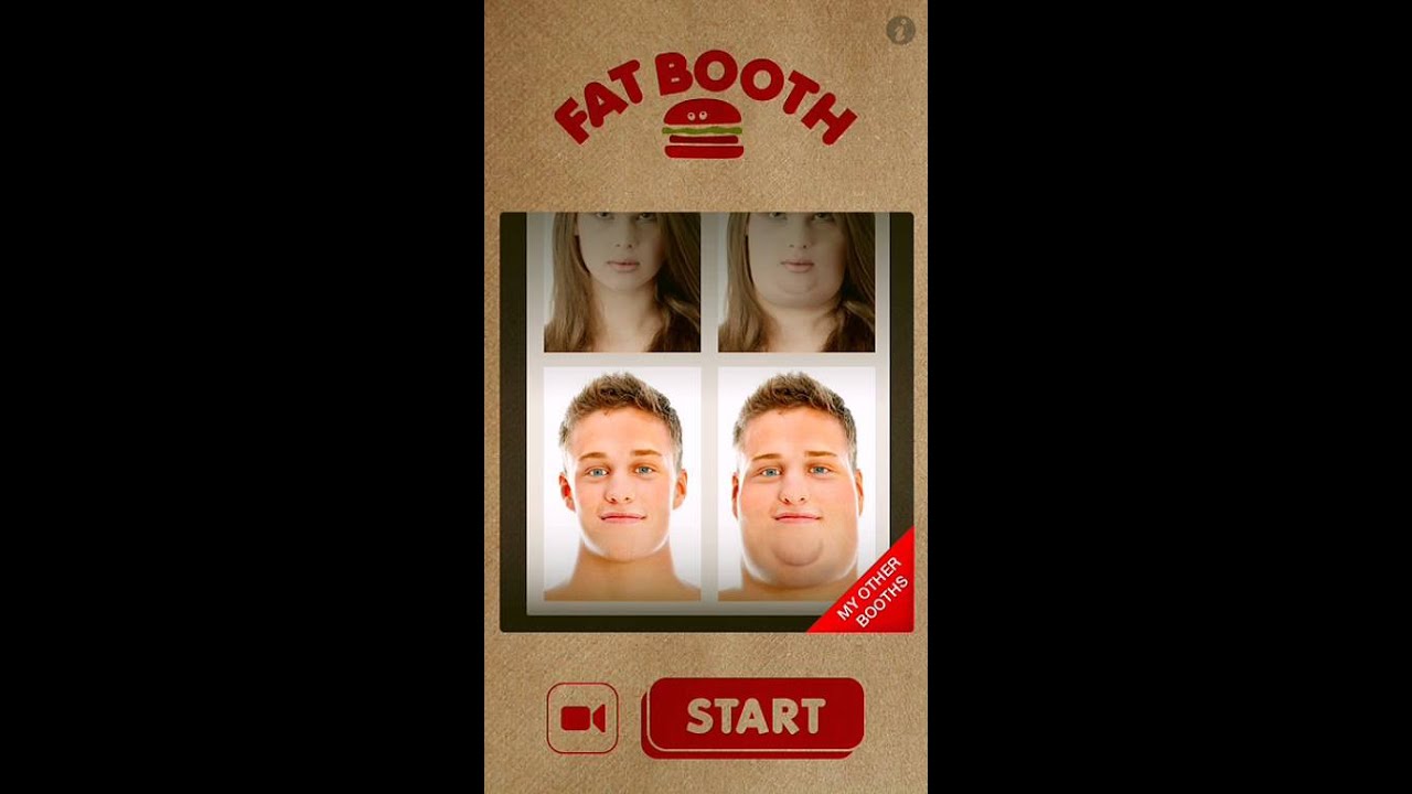 太る！？fatbooth - YouTube