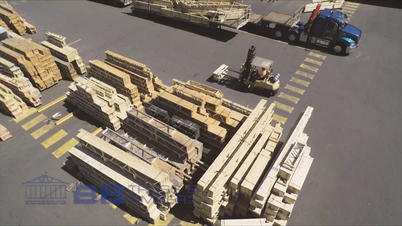 BB Truss & Timber Factory Fly over - YouTube