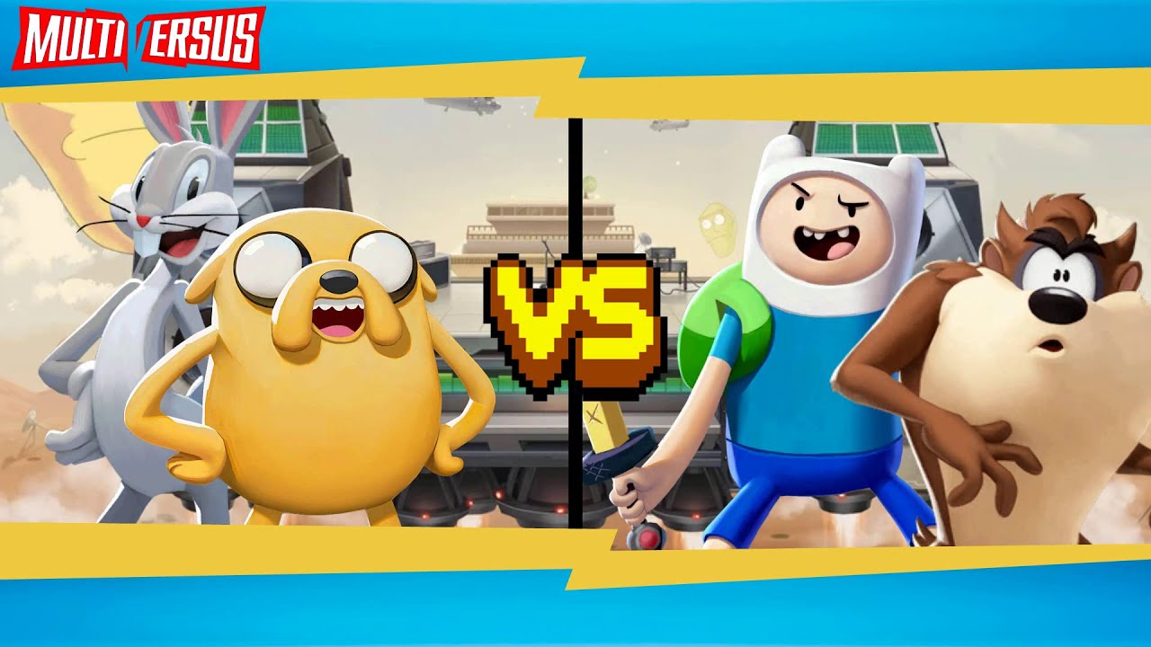 MultiVersus | Jake/Bugs Bunny vs Finn/Taz - YouTube