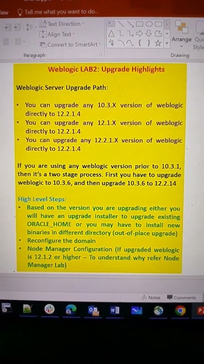 Weblogic Server Upgrade - YouTube