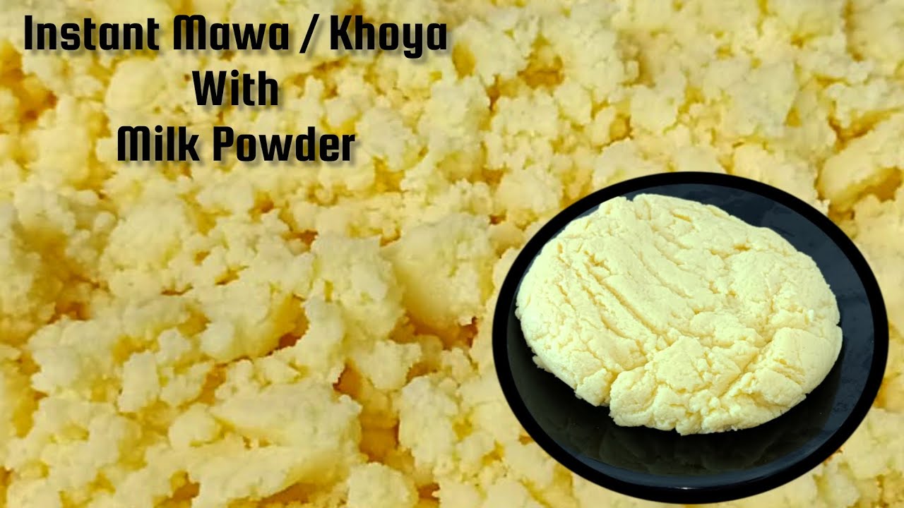 Instant Mawa / Khoya with Milk Powder || Quick recipe - YouTube
